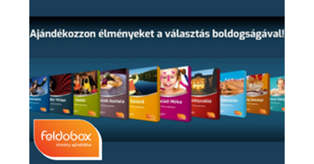 FELDOBOX AJÁNDÉK ÉLMÉNY CSOMAGOK