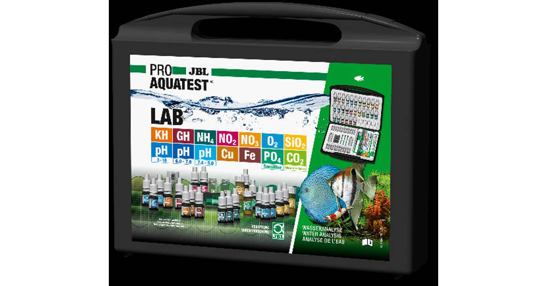 JBL ProAqua Test Lab - tesztkészlet 13 vízteszttel csapvíz és édesvízi ...