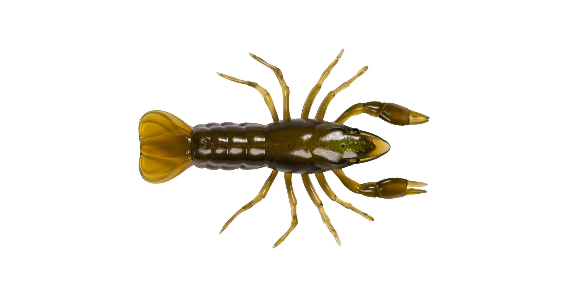 LIVETARGET 3.8” CRAWFISH UN-RIGGED GREEN / MOSS 97 MM SINKING - Gumihalak