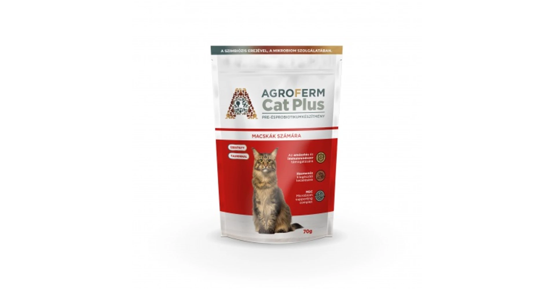 AgroFerm Cat Plus pre- és probiotikumkészítmény macskák számára 70 g ...