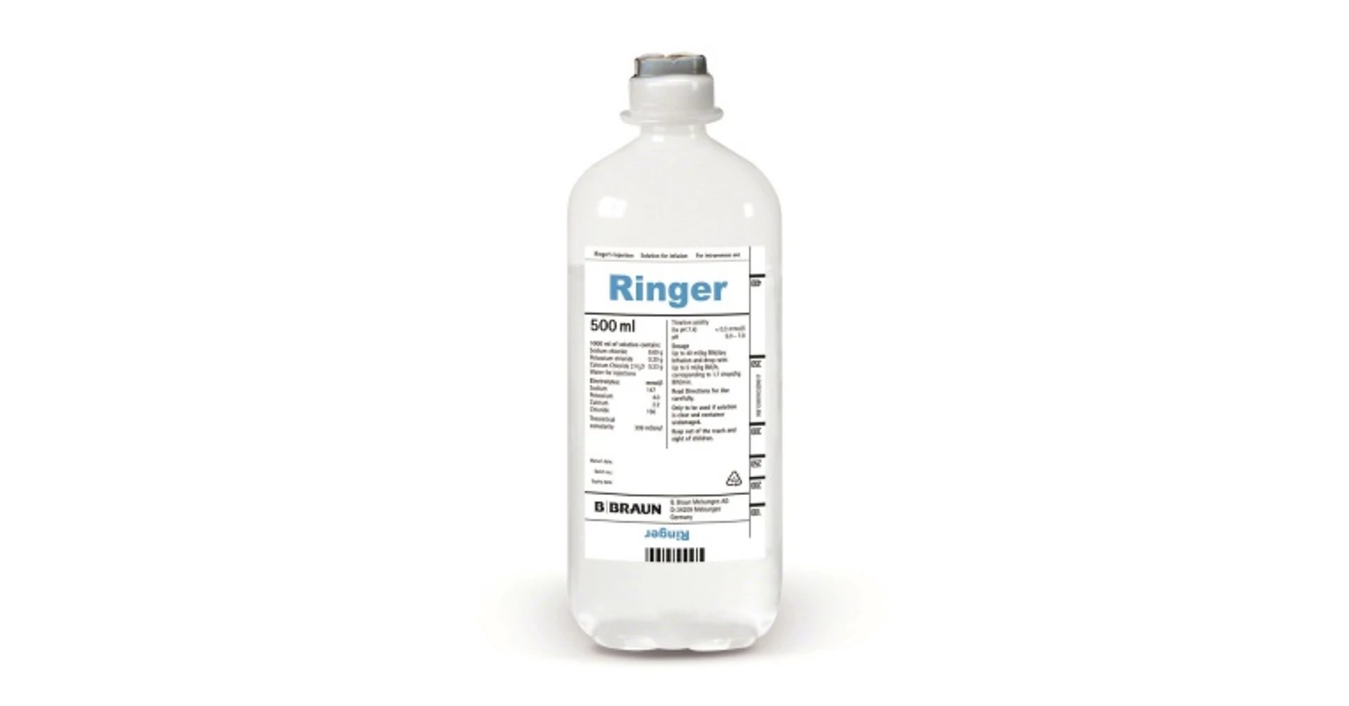 INFÚZIÓ RINGER B.BRAUN 500 ML - Primavet