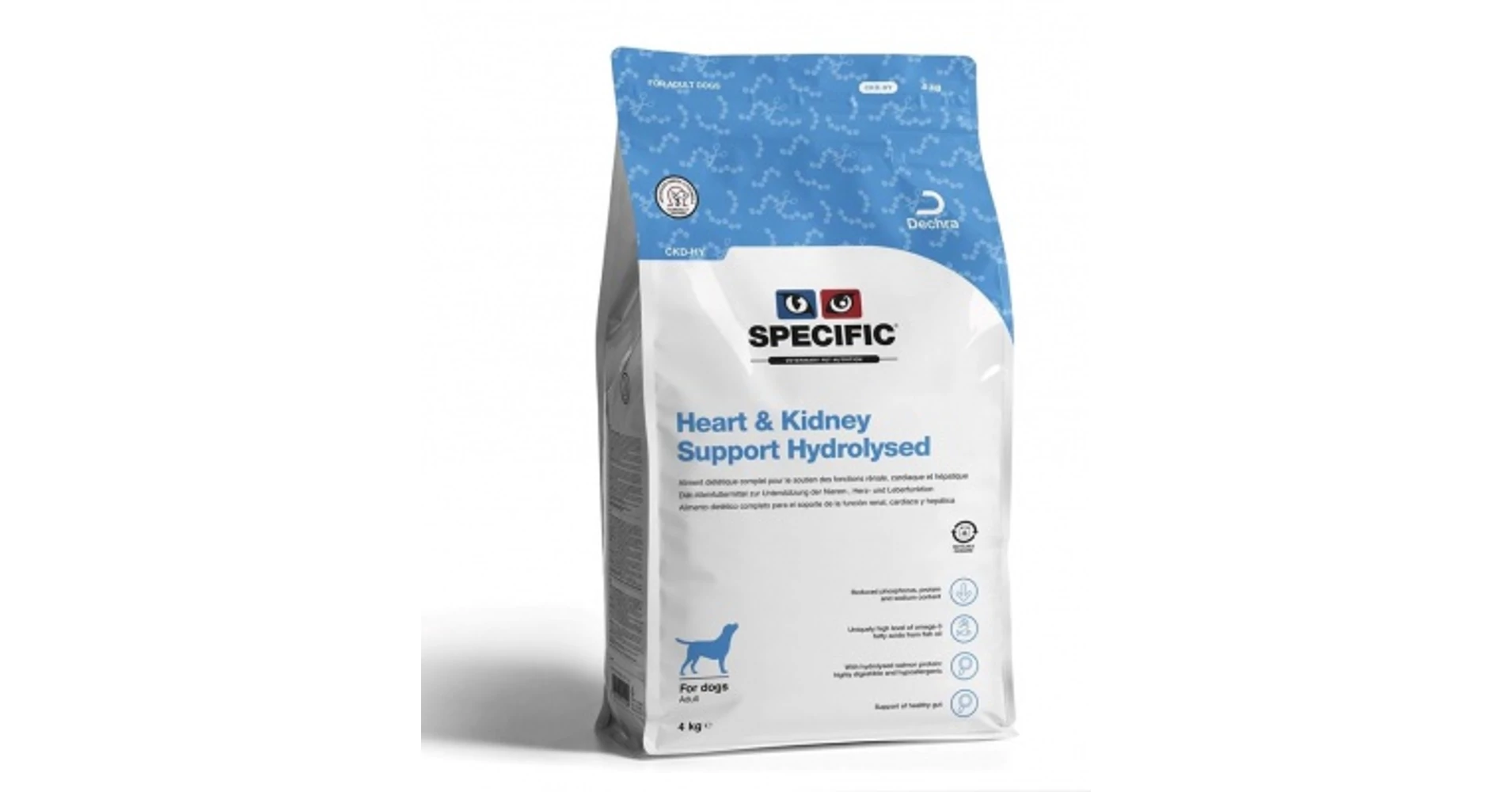 Specific CKD-HY Heart & Kidney Support Hydrolysed száraztáp 4 kg - Primavet