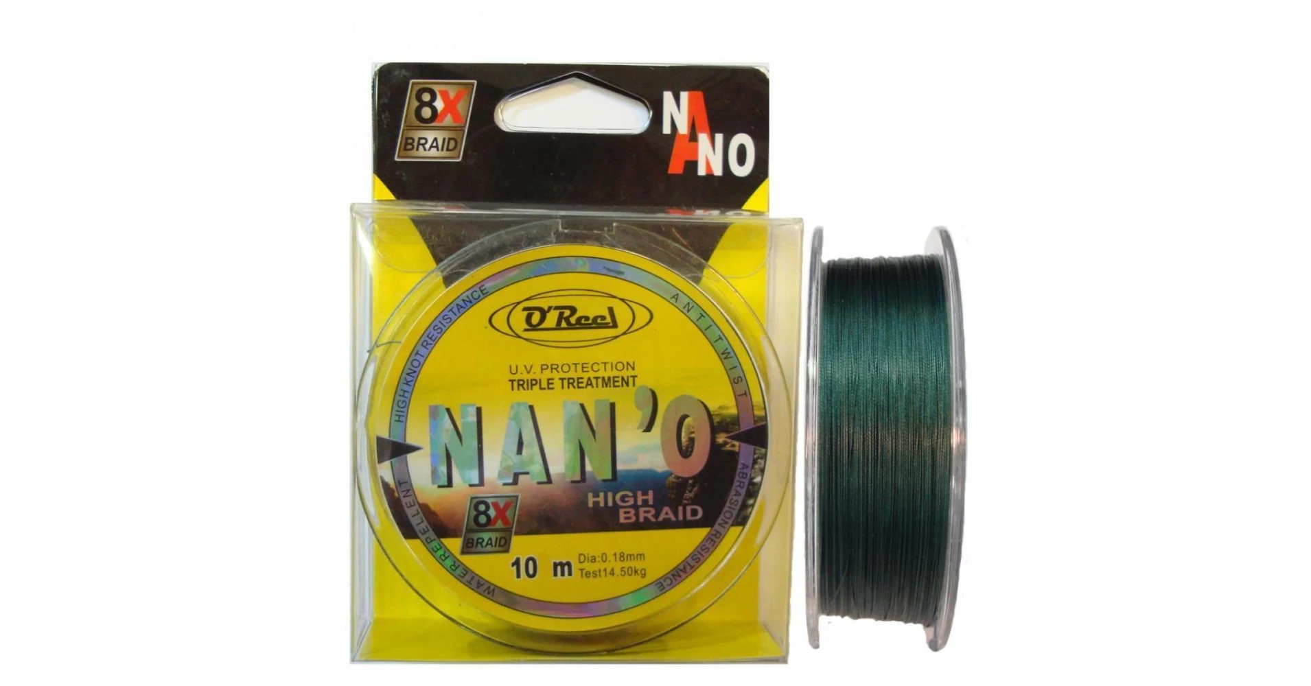 OREEL NANO HIGH BRAID 0,20 10M - Fonott Zsinór