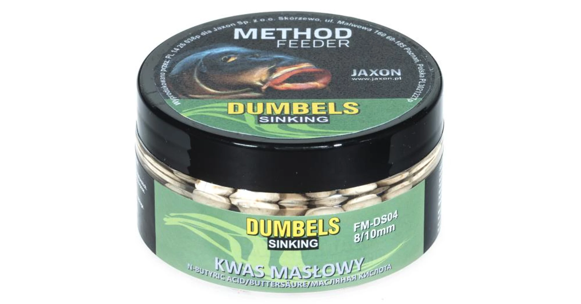 Jaxon dumbels sinking method feeder n-butyric acid 50g 8/10mm wafter - Wafter,Sülyedő