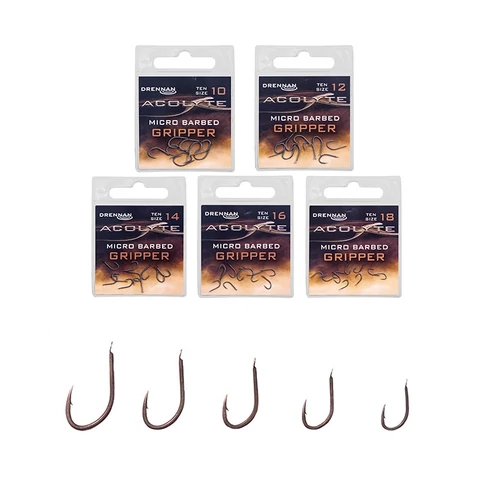 Drennan Acolyte Micro Barbed Gripper Hook horog 14-es - Horog