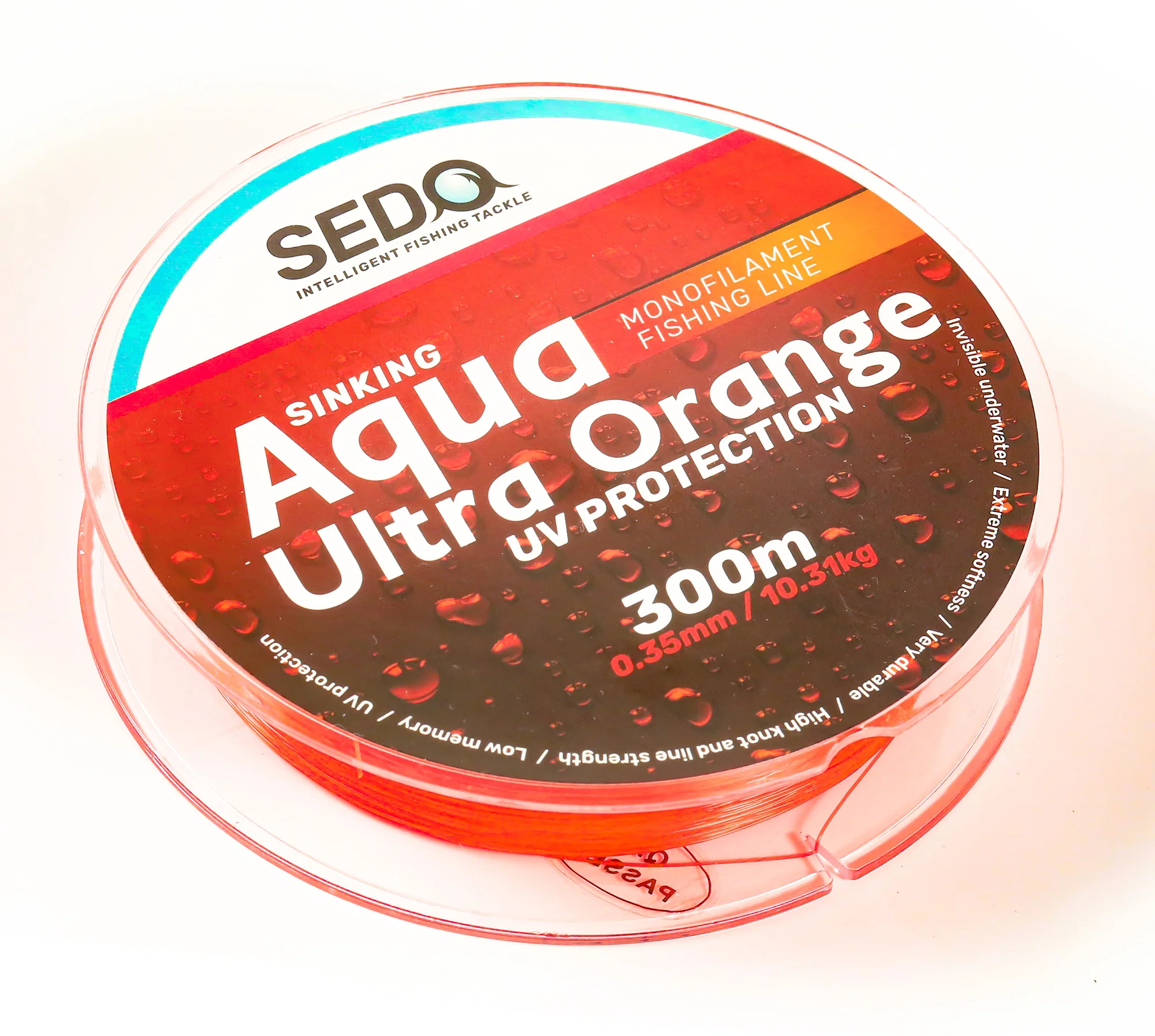 SEDO Aqua Ultra Orange 300 Méter Monofil Horgász zsinór 0.30mm 8.77kg ...